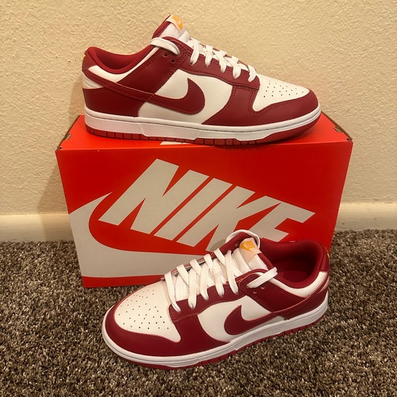 Nike | Shoes | Nike Dunk Low Retro Usc Mens 8 New | Poshmark